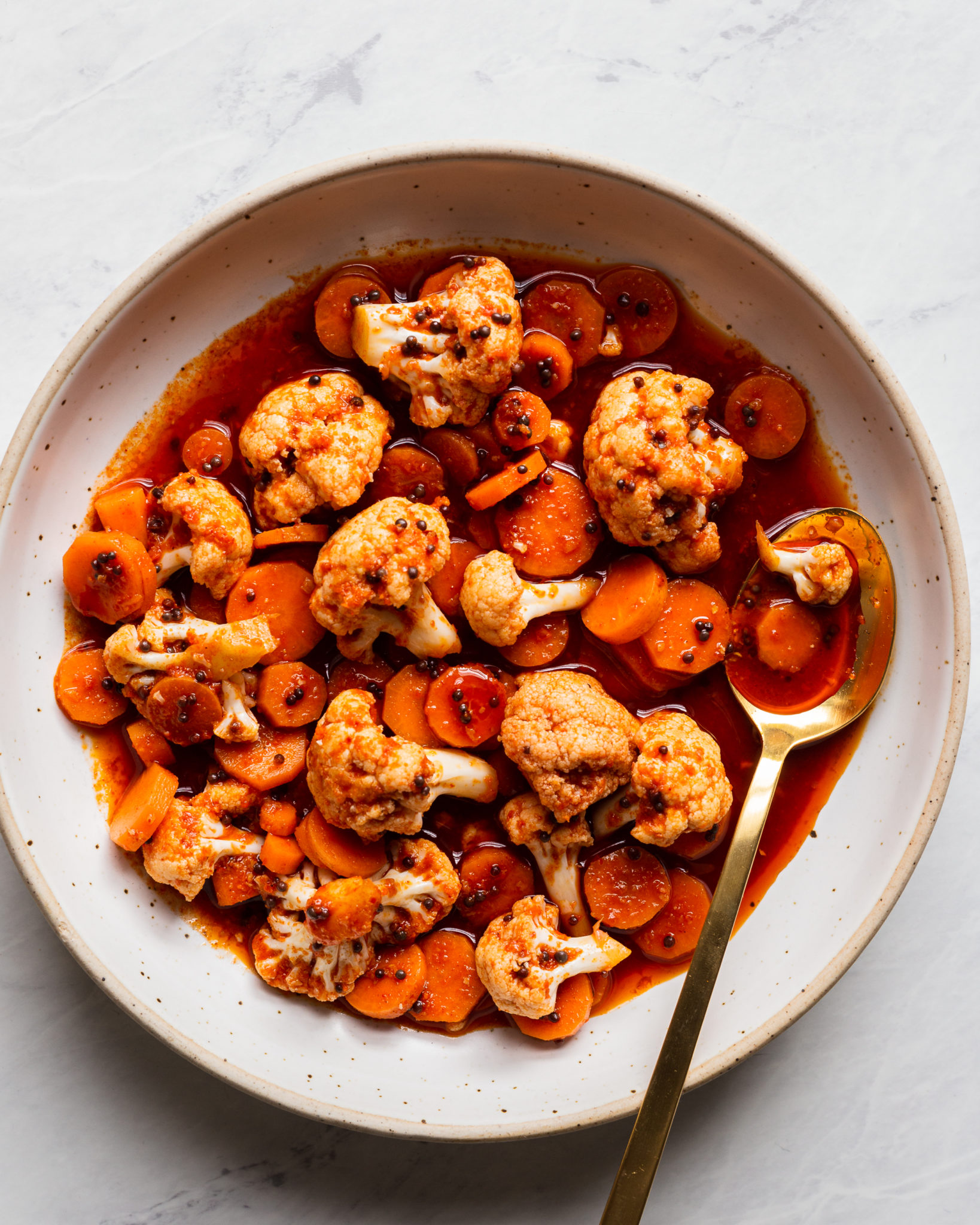 Carrot and Cauliflower Pickle - rachel gurjar