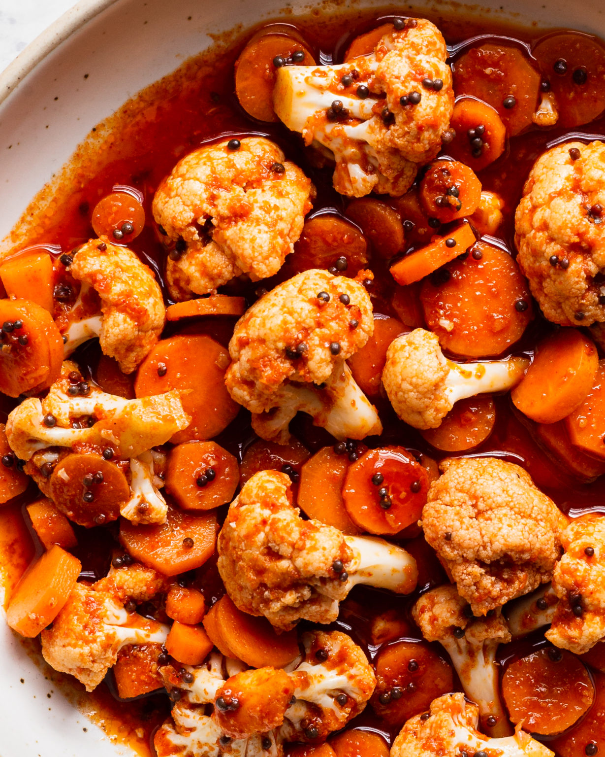 Carrot and Cauliflower Pickle - rachel gurjar